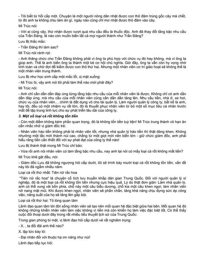 TAM QUỐC CHÍ ÁP DỤNG TRONG QUẢN TRỊ NHÂN SỰ, DÙNG NGƯỜI | PDF