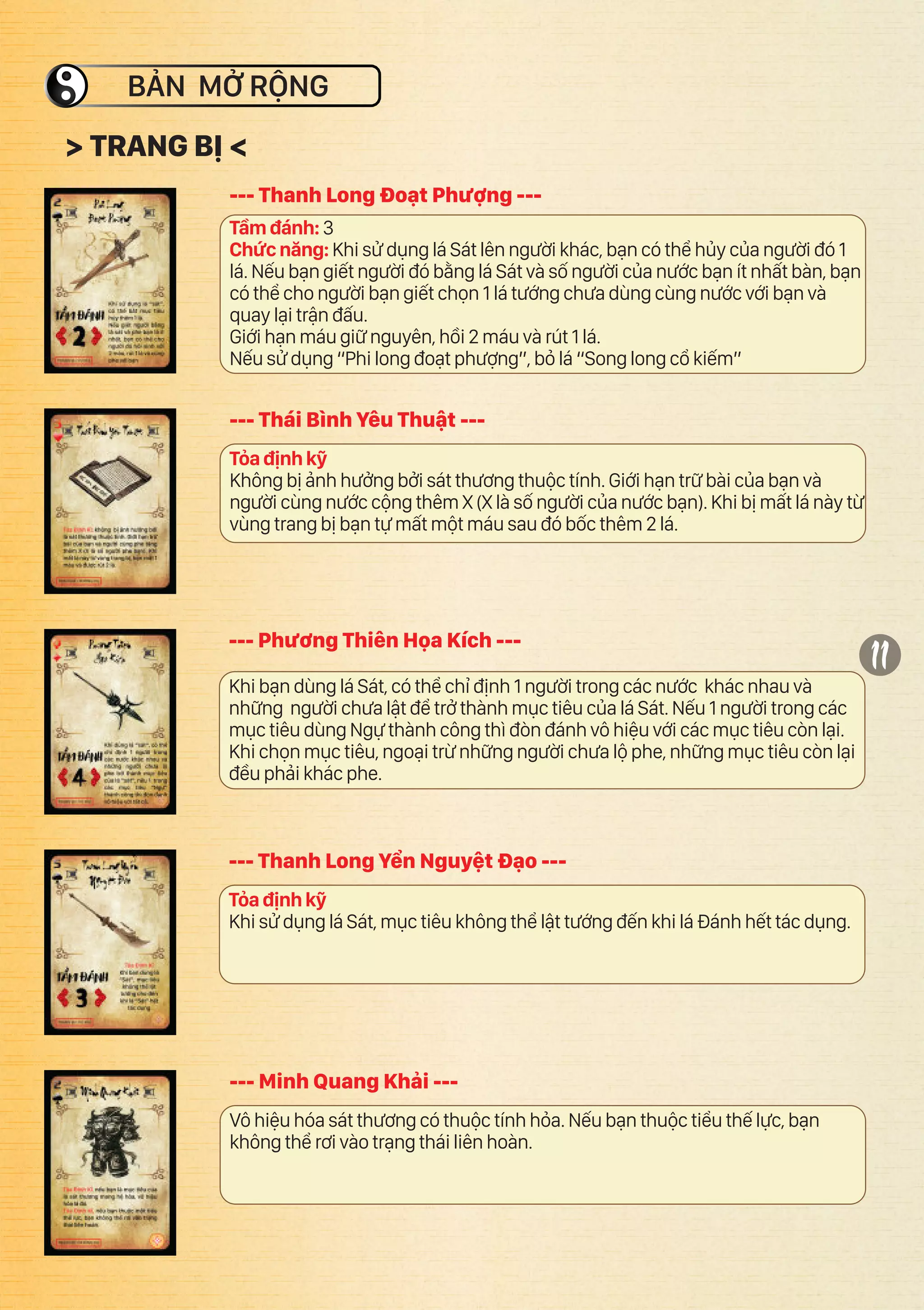 [BoardgameVN] Luật chơi Tam Quốc Sát nội chiến | PDF