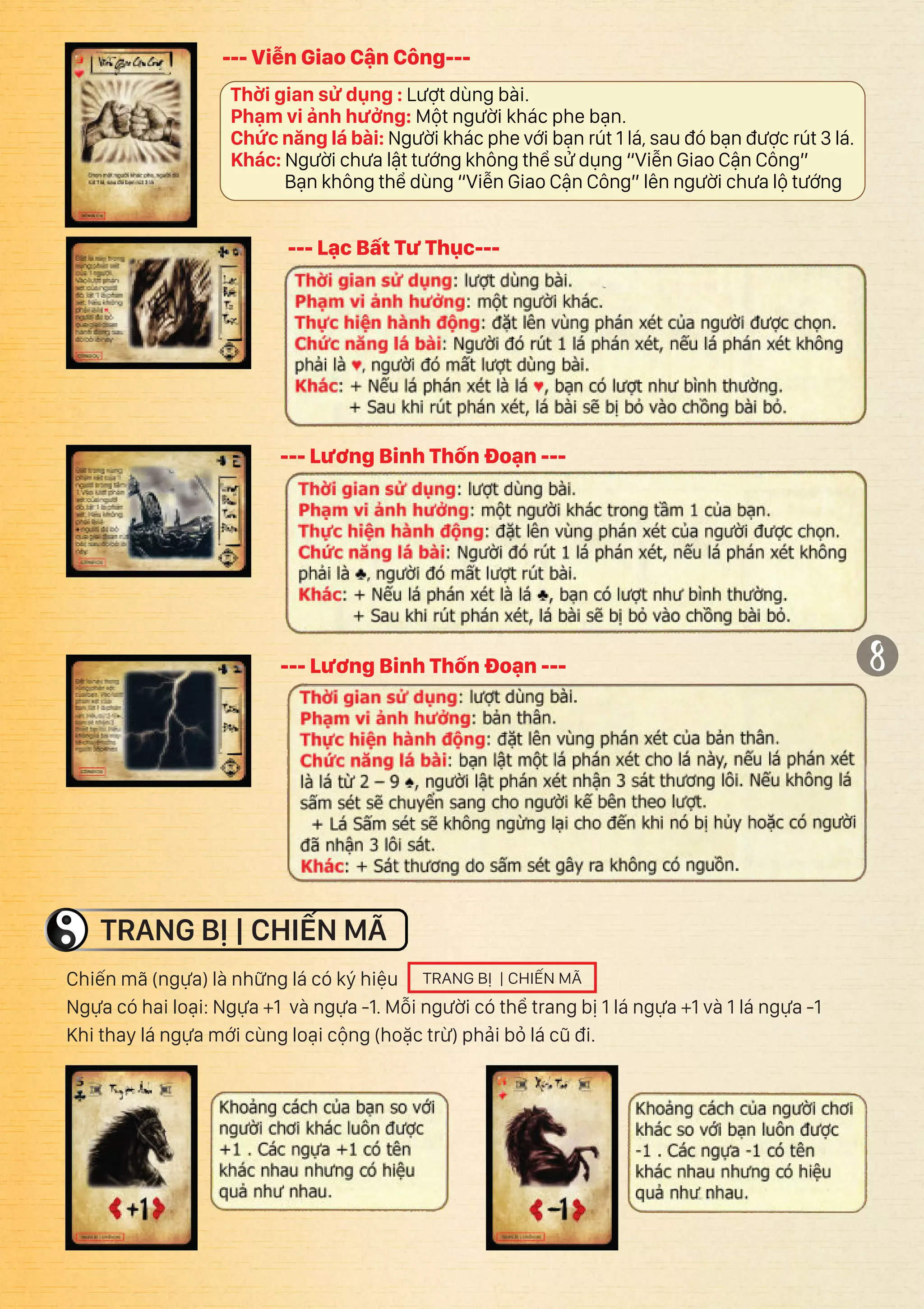 [BoardgameVN] Luật chơi Tam Quốc Sát nội chiến | PDF