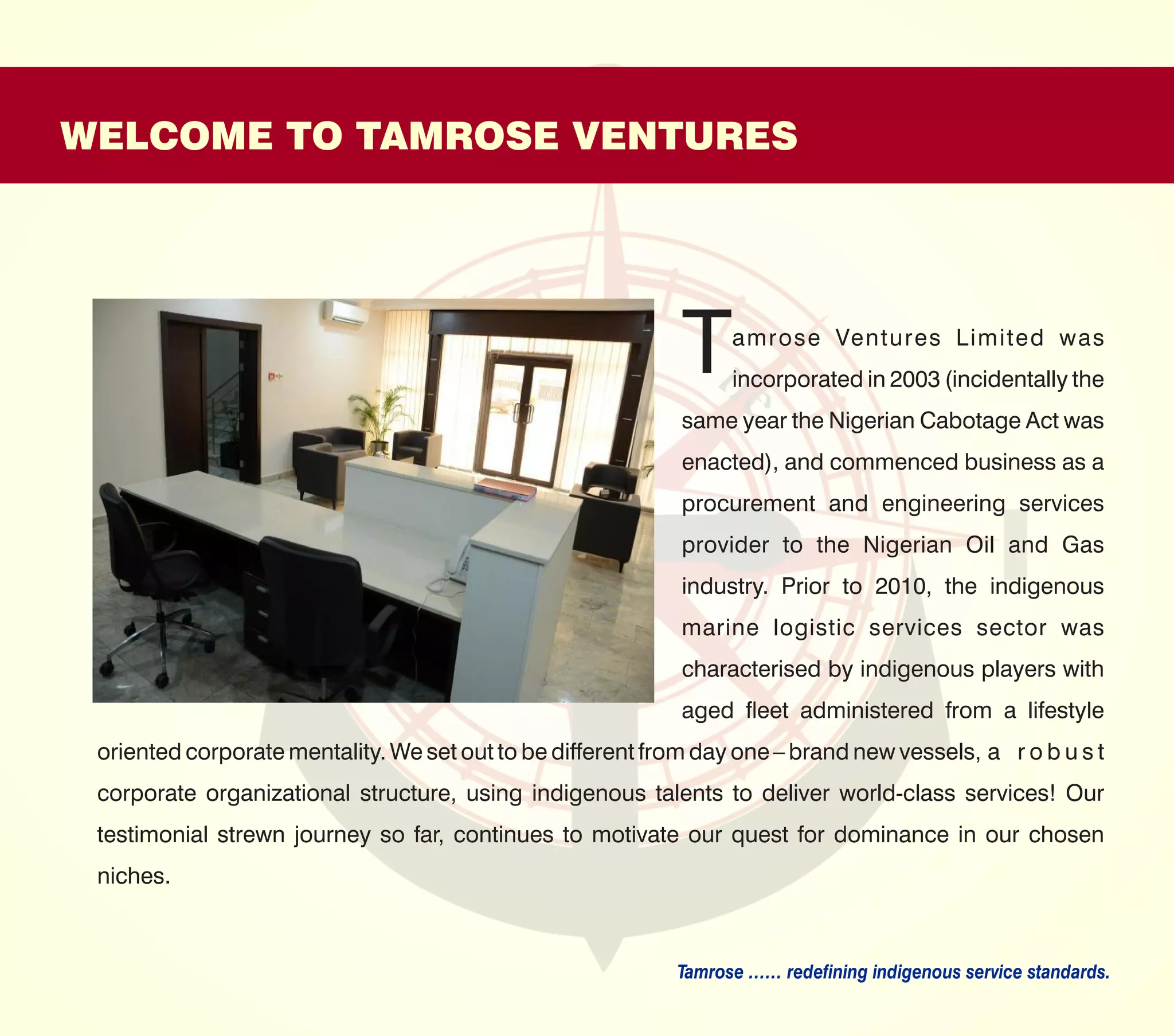 Tamrose venture ltd | PDF