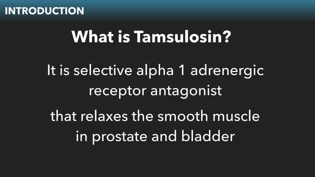 Tamsulosin Hydrochloride 0.4 mg | PDF | Endocrine and Metabolic ...