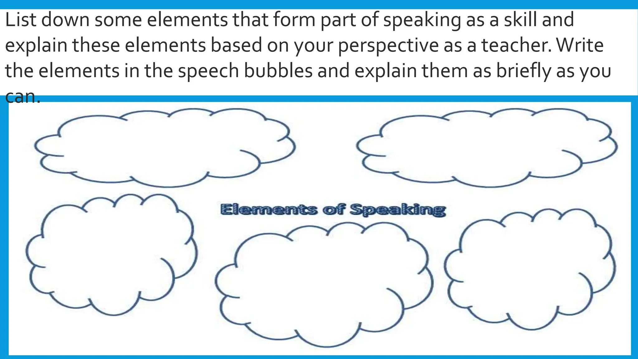 TAMS 3 Expressive Macro Skill the basics of speaking | PPTX