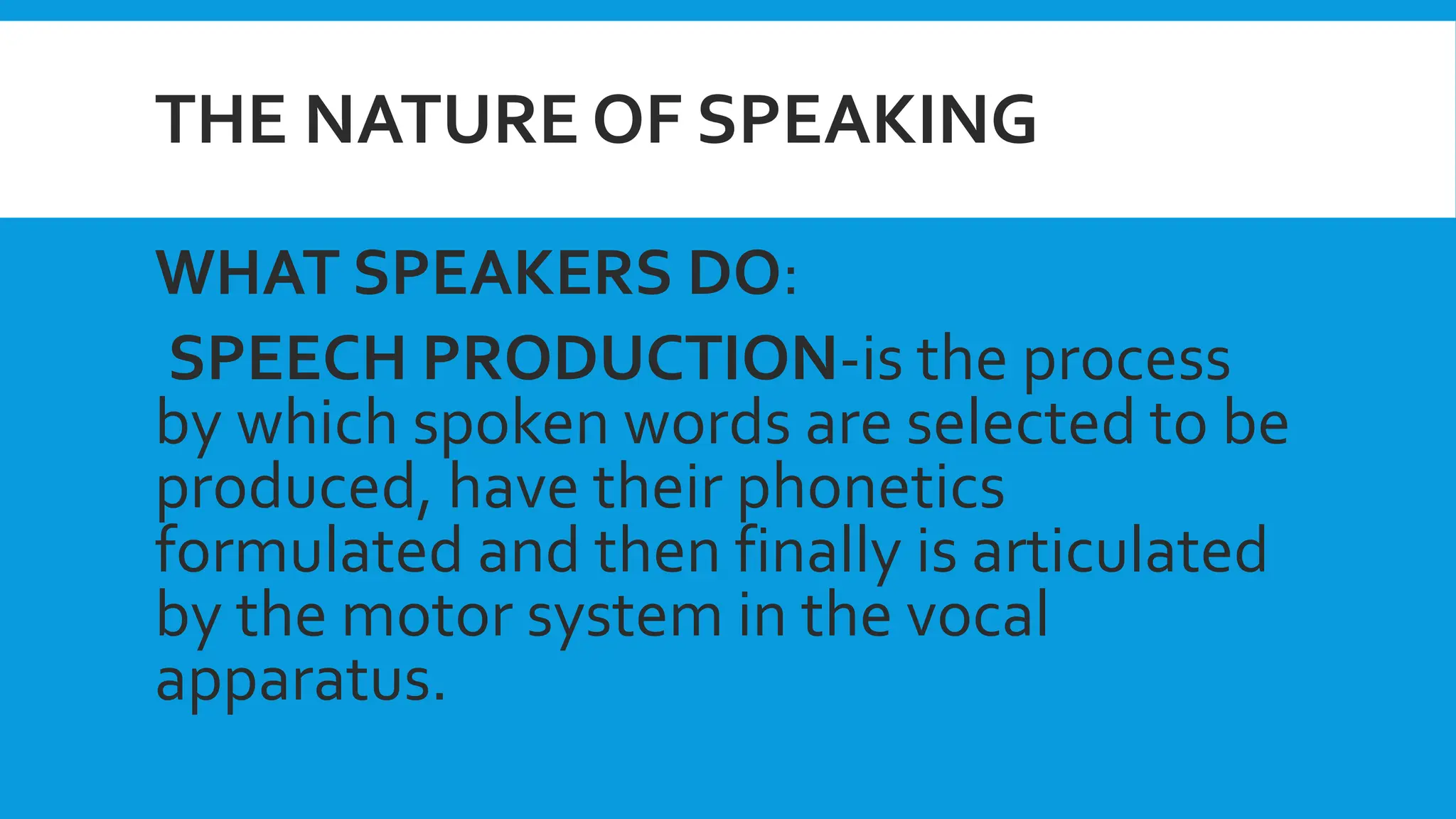 TAMS 3 Expressive Macro Skill the basics of speaking | PPTX