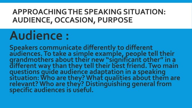 TAMS 3 Expressive Macro Skill the basics of speaking | PPTX