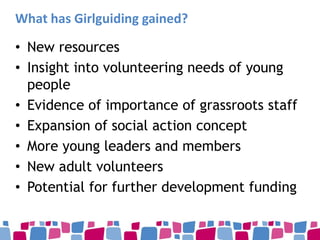 Developing Girl Guiding and it's Young Members Through Social Action | PPT