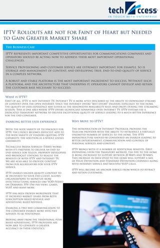 Tams Media Brochure | PDF