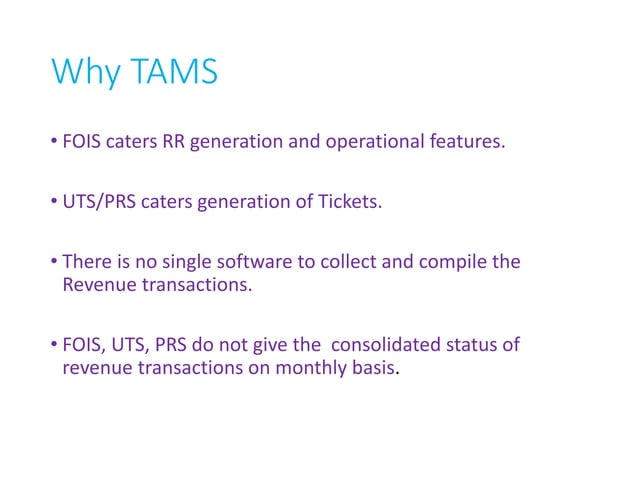 TAMS Traffic Accounts Management System 23.04.2023.pptx | Business ...