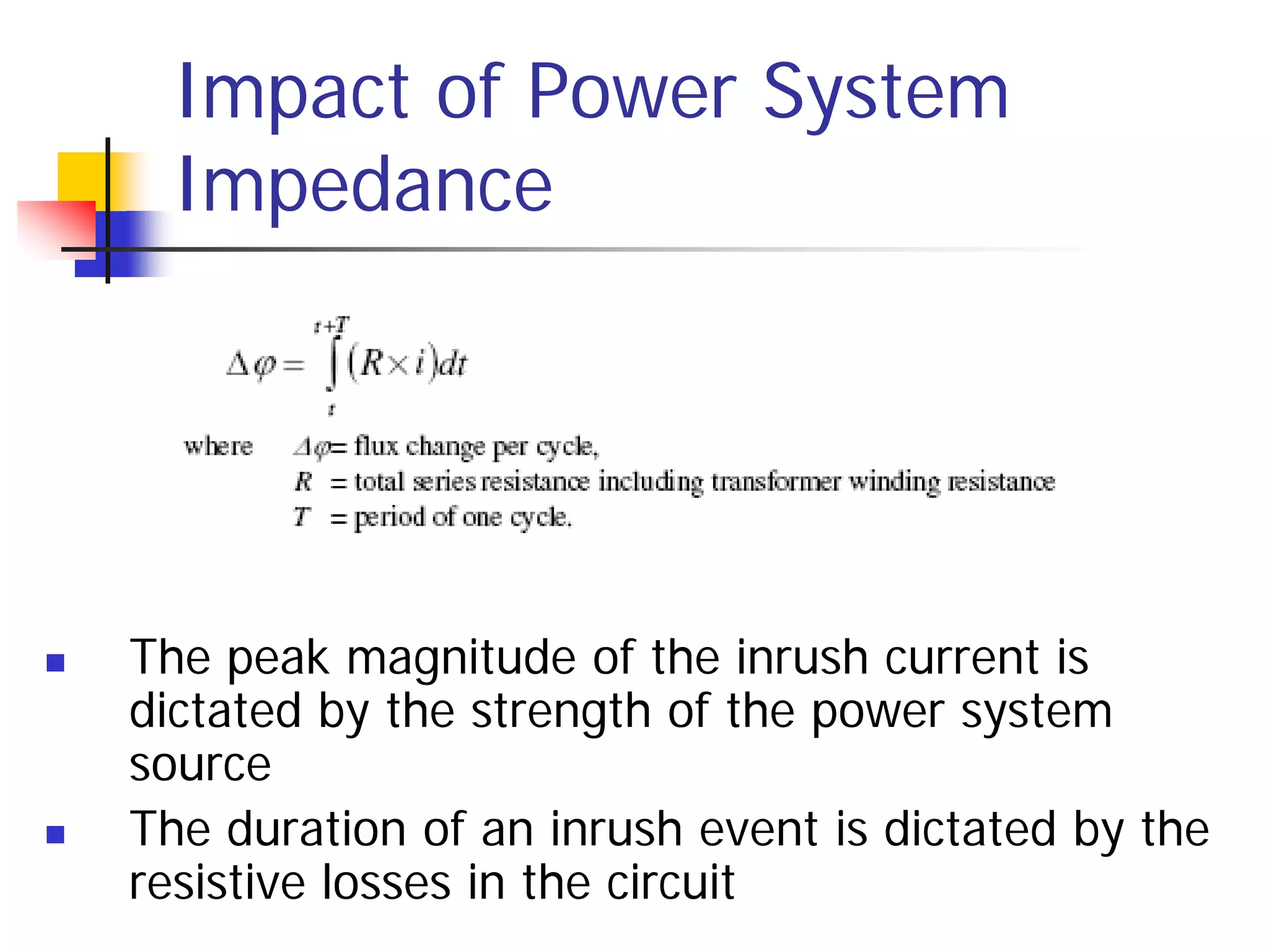 Fundamentals of transformer inrush | PDF