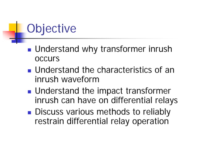 Fundamentals of transformer inrush | PDF