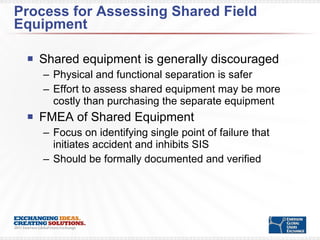Shared Field Instruments in SIS: Incidents Caused by Poor Design and ...