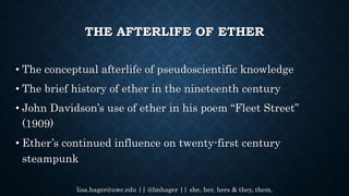 The Afterlife of Ether | PPTX