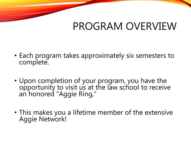 Tamu student overview | PPTX