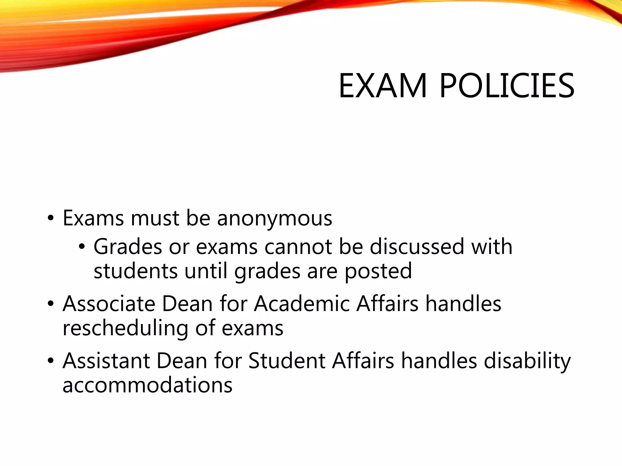 Tamu Policies | PPTX