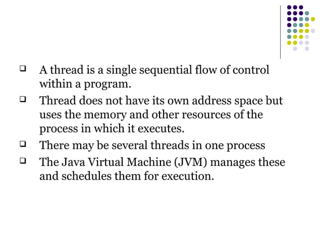 Java And Multithreading | PPT