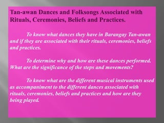 Tan awan objectives | PPT