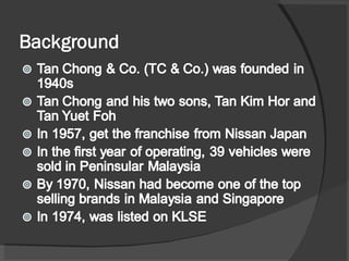 TAN CHONG MOTOR HOLDINGS | PPT | Automotive Industry | Industries