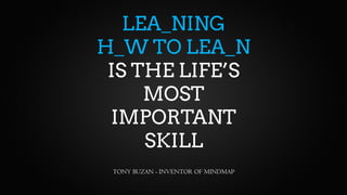 Học cách học (Learning How To Learn) | PPT