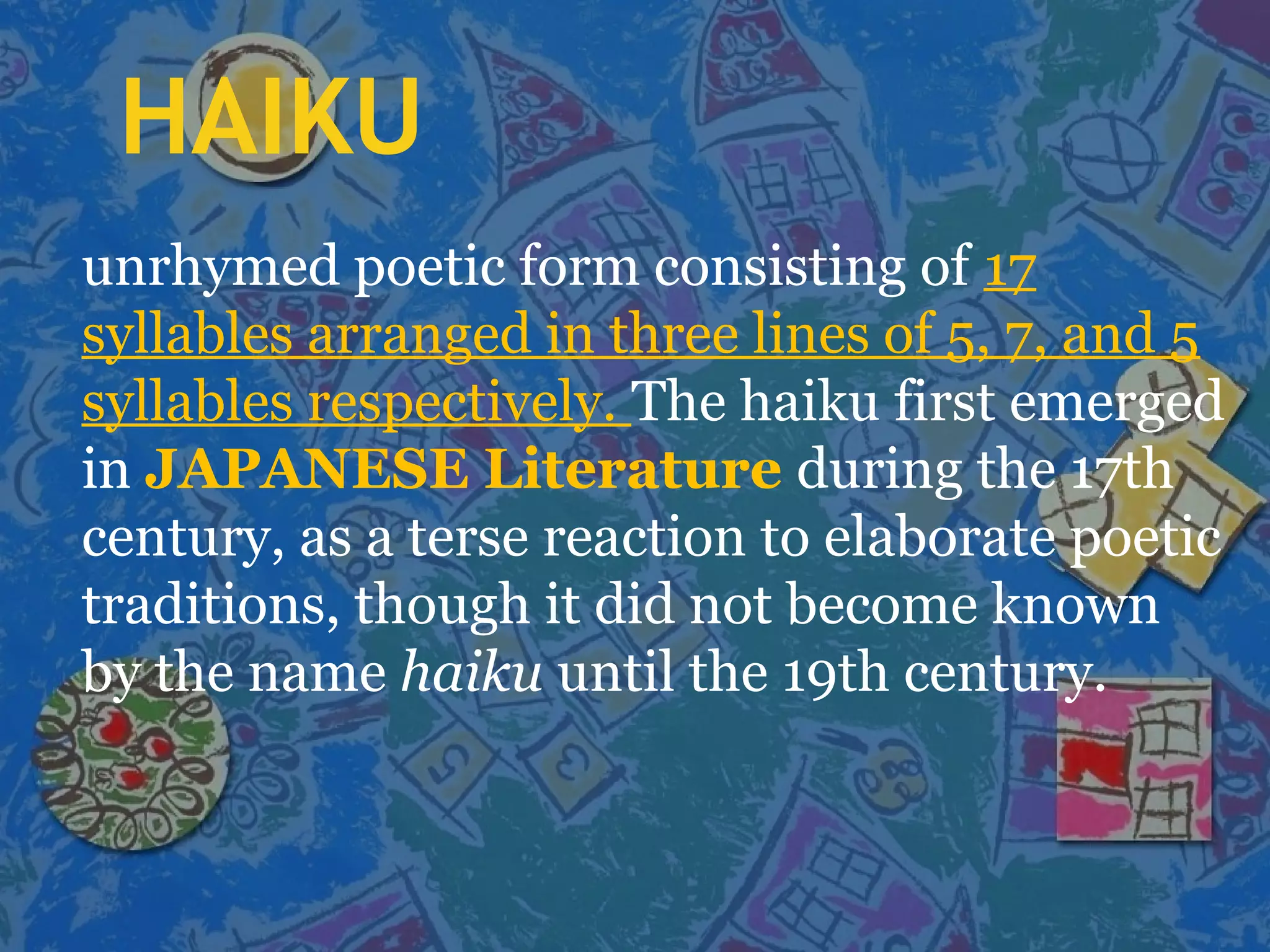 Tanaga Diona Dalit Tanka Haiku | PPT