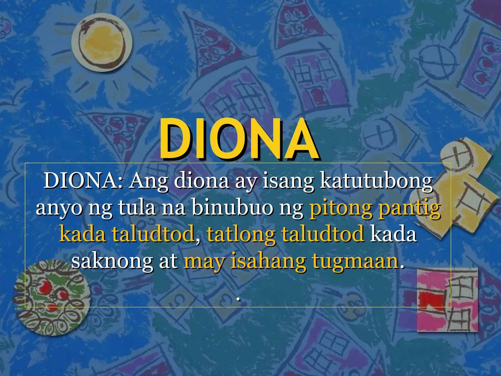 Tanaga Diona Dalit Tanka Haiku | PPT