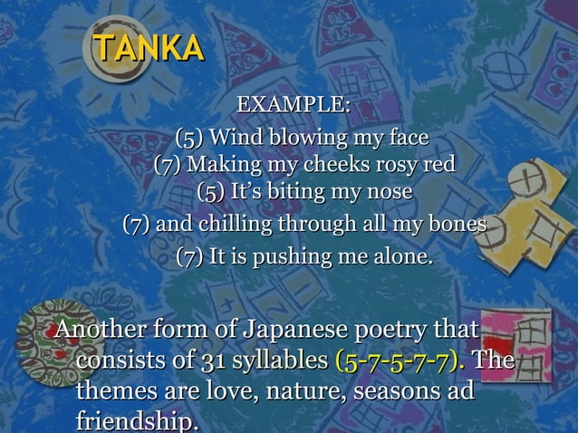 Tanaga Diona Dalit Tanka Haiku | PPT