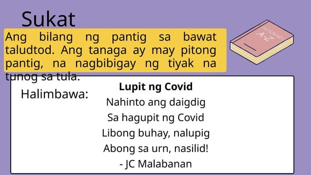 TANAGA ARALIN SA FILIPINO 7.pptx Ang nilalaman ng presentasyon na ito ...