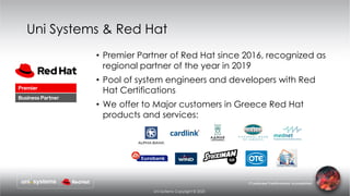 T. Anagnostopoulos, Uni Systems: Container First? Meet Quarkus. An Introduction to webinar | PDF