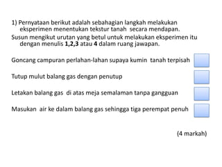 SAINS PERTANIAN: TANAH | PPTX