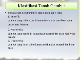 TANAH GAMBUT | PPTX