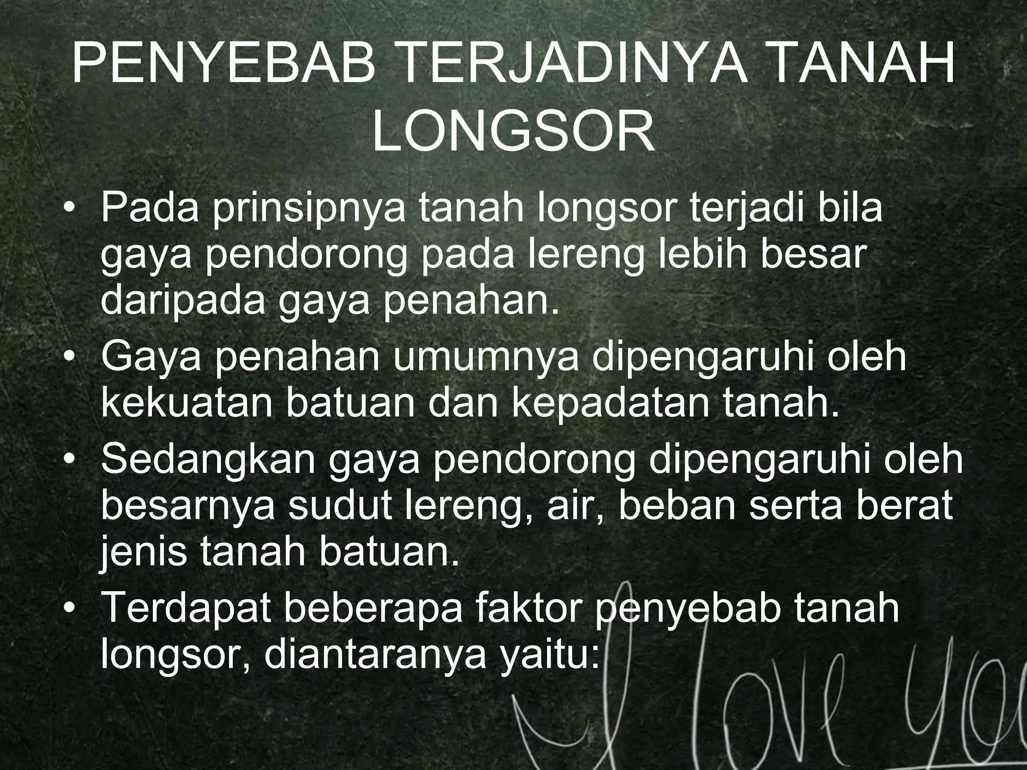 Tanah longsor | PPTX