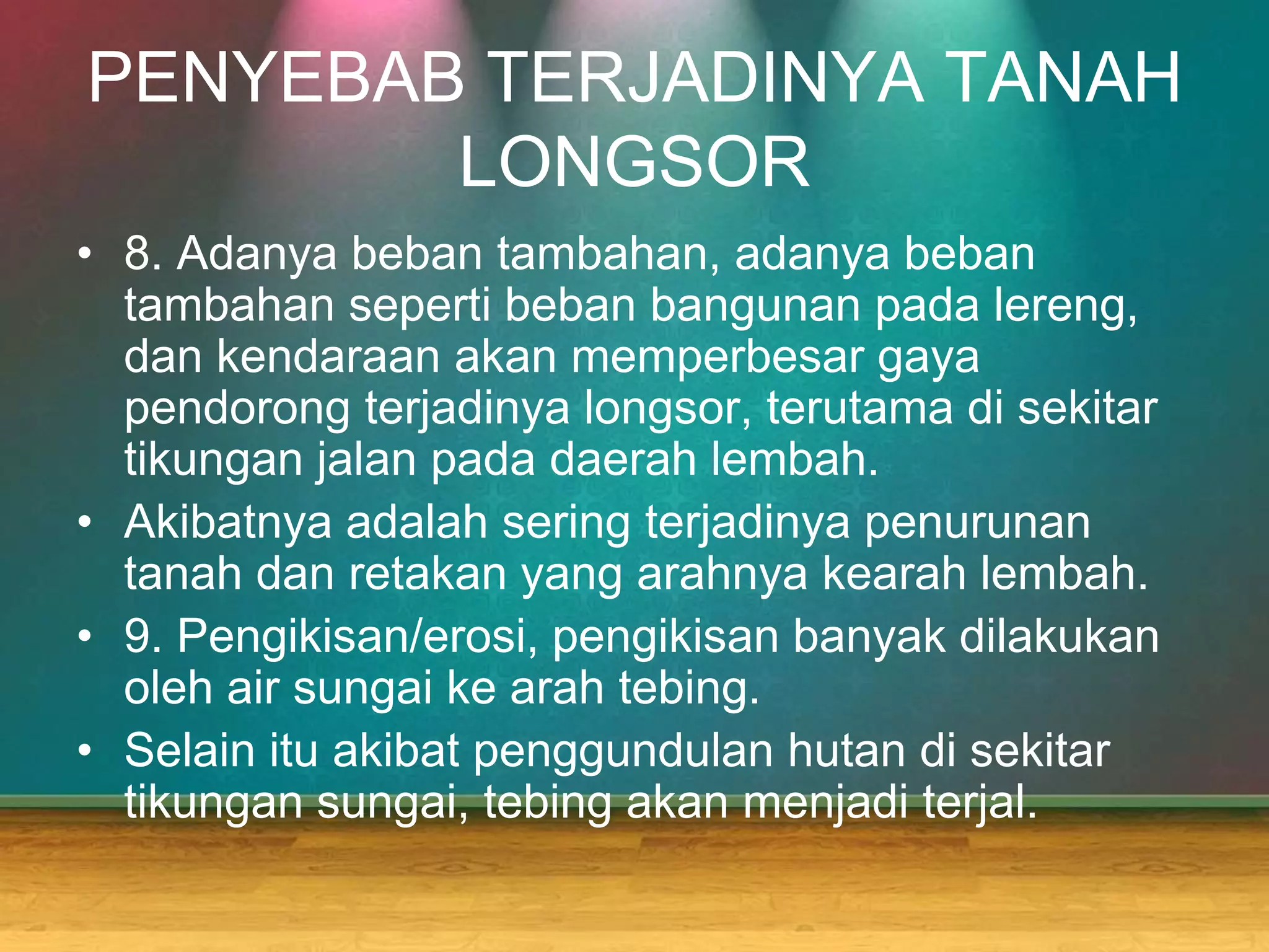 Tanah longsor | PPTX