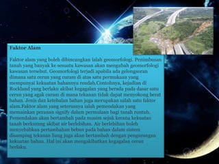 Tanah runtuh | PPTX