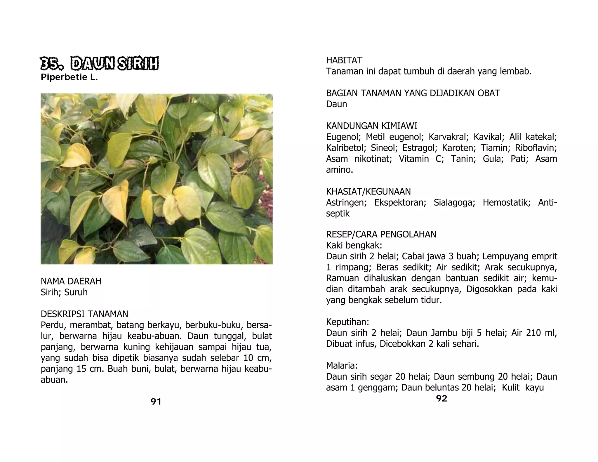 Tanaman herbal | PDF