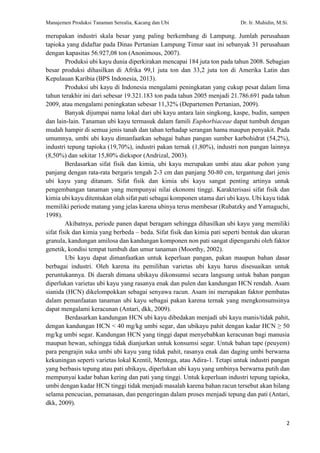 Tanaman ubi kayu | PDF