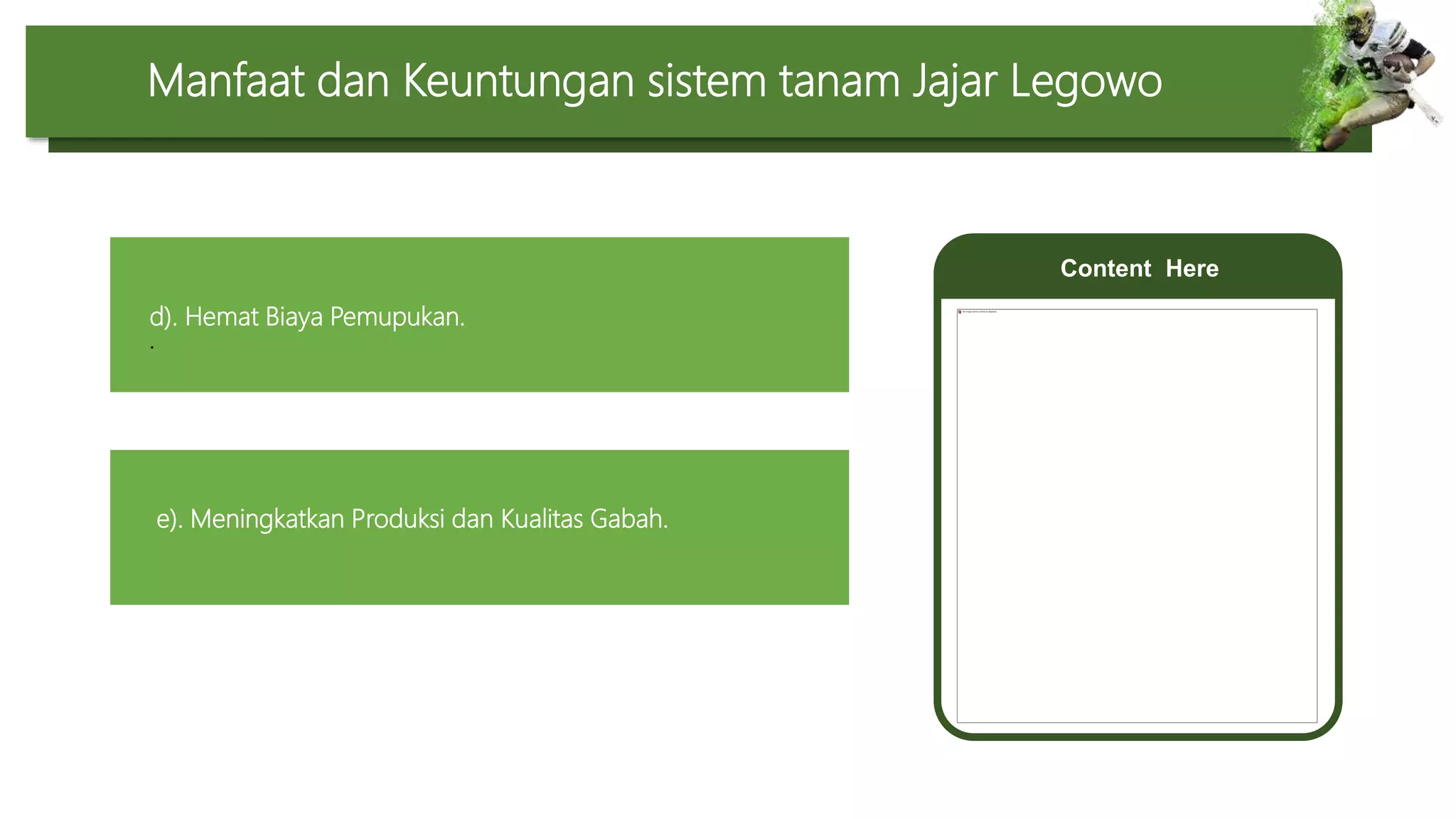 Tanam padi dengan sistem jajar legowo | PPTX