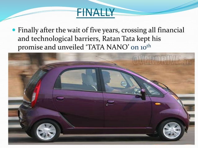 Tata nano case study | PPTX