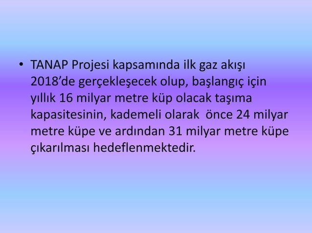 Tanap projesi̇ | PPT