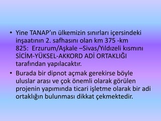 Tanap projesi̇ | PPT