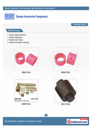 Tanatan Automotive Components, Vasai, Vehicle Parts | PDF