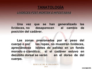 Tanatologia | PPTX