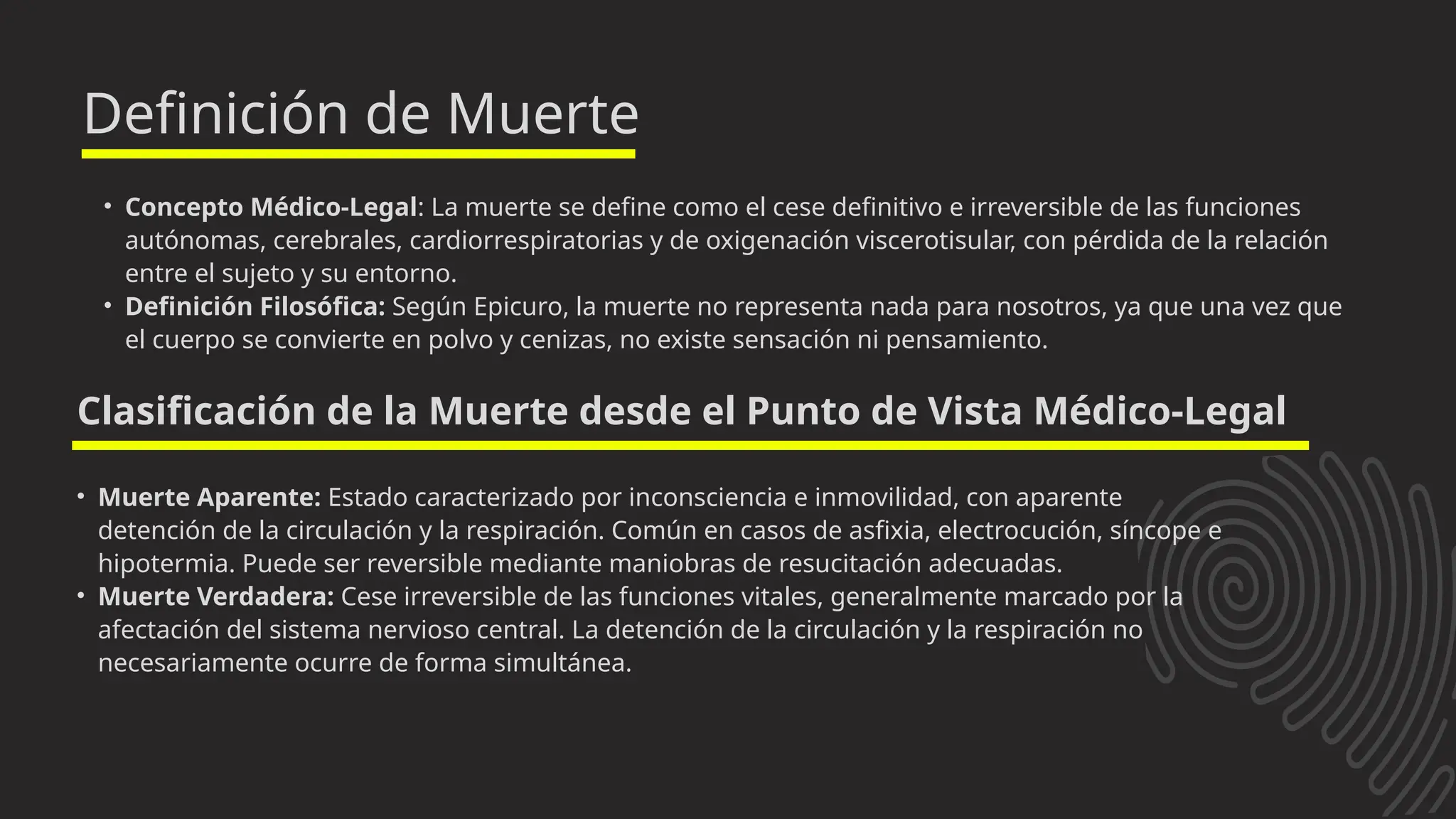 TANATOLOGIA.pptx en medicina legal de medicina | PPTX
