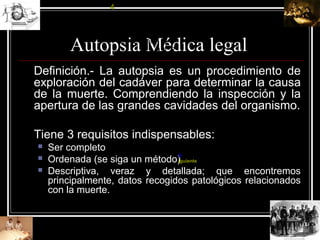 TANATOLOGIA FORENSE | PPT