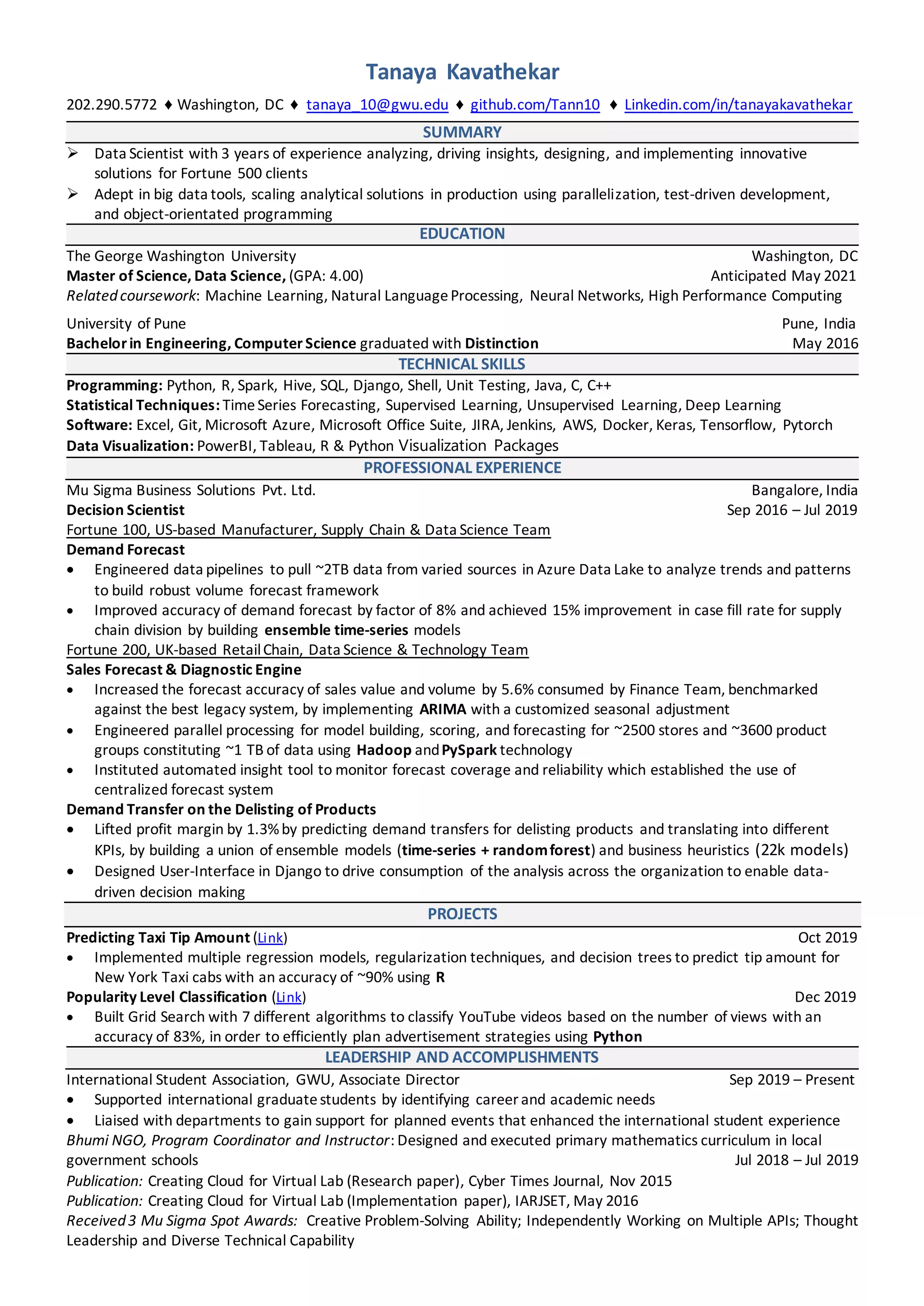 Tanaya Jan 17 Resume Pdf Free Download