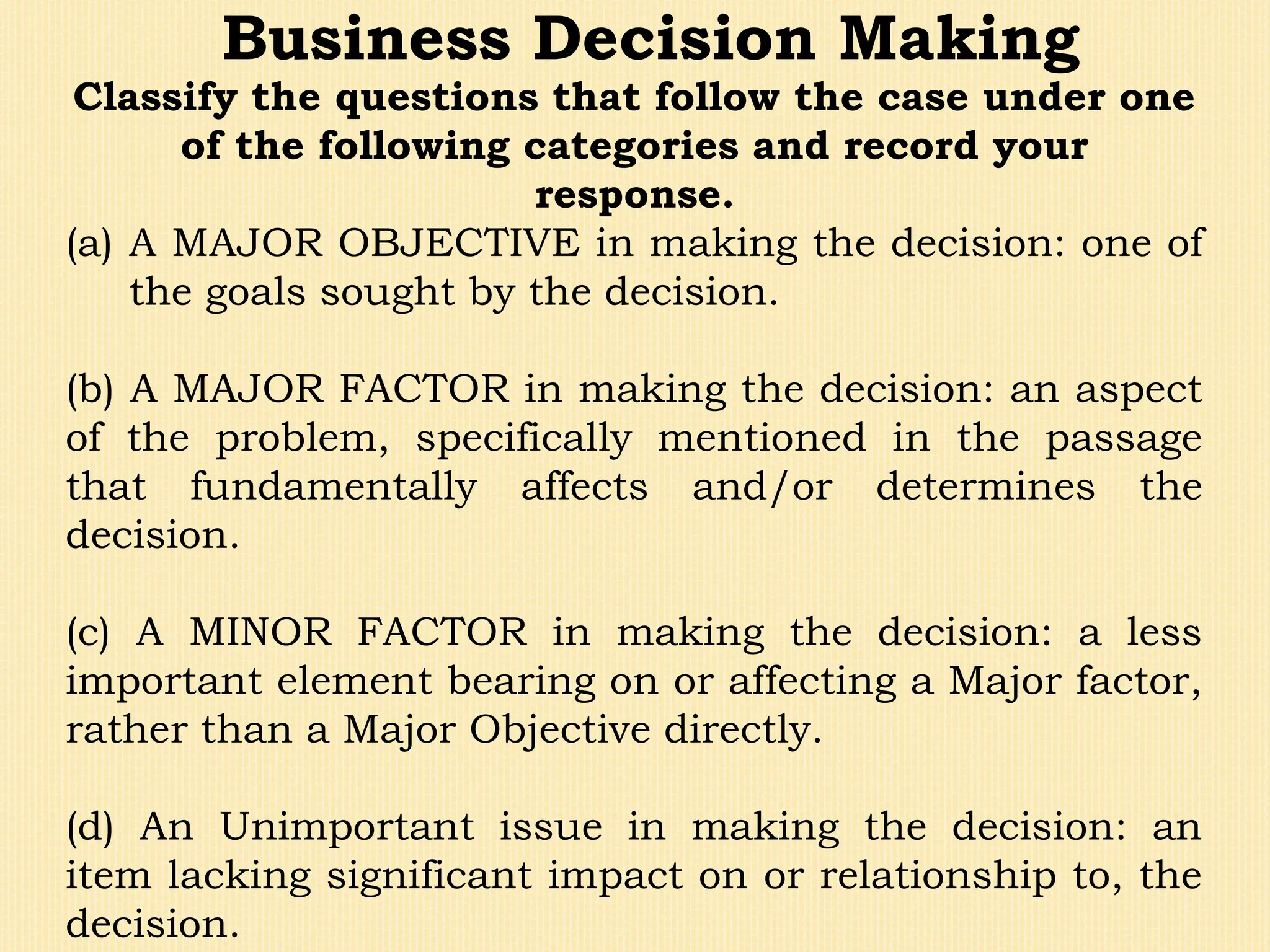 Tancet - Business Decision Making exam sample.pptx
