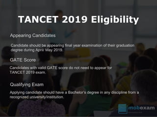 TANCET 2019 Exam Details | PPT
