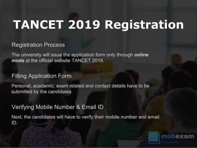 TANCET 2019 Exam Details | PPT
