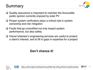 Owner's/Banker's Engineering Services - A Critical Part of Quality ...