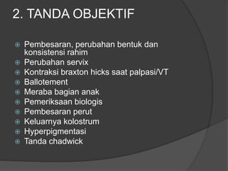 Tanda tanda kehamilan | PPTX