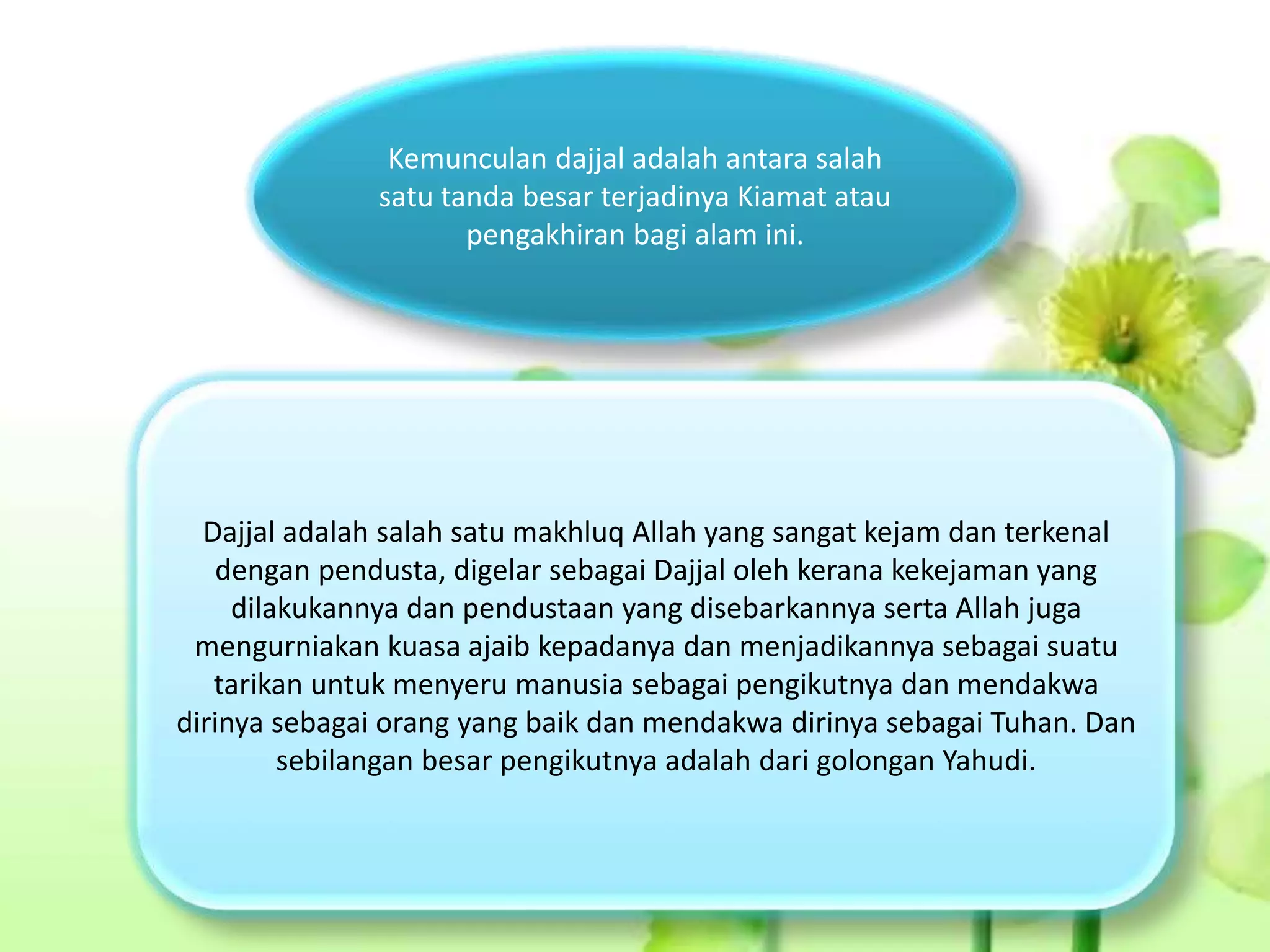Tanda tanda kiamat (dalil dan kronologi) | PPTX