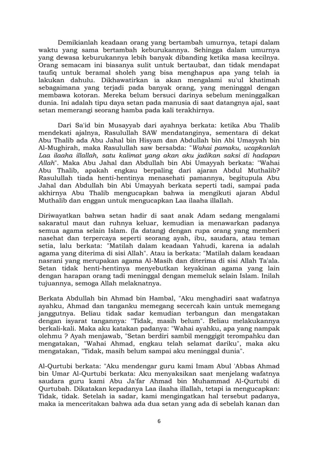 Tanda-tanda Khusnul dan Suul | PDF