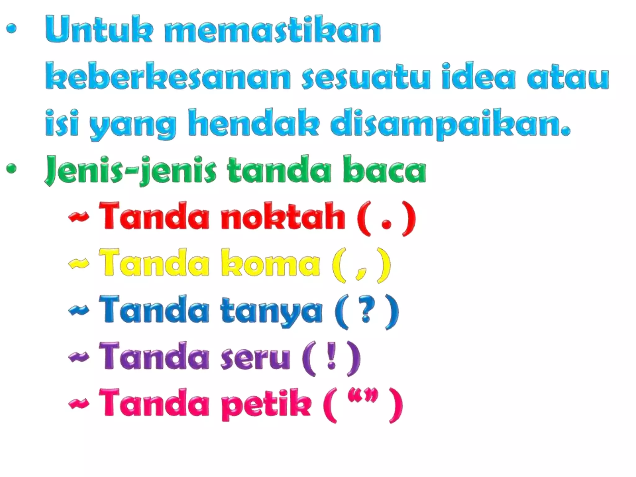 Tanda baca | PPTX